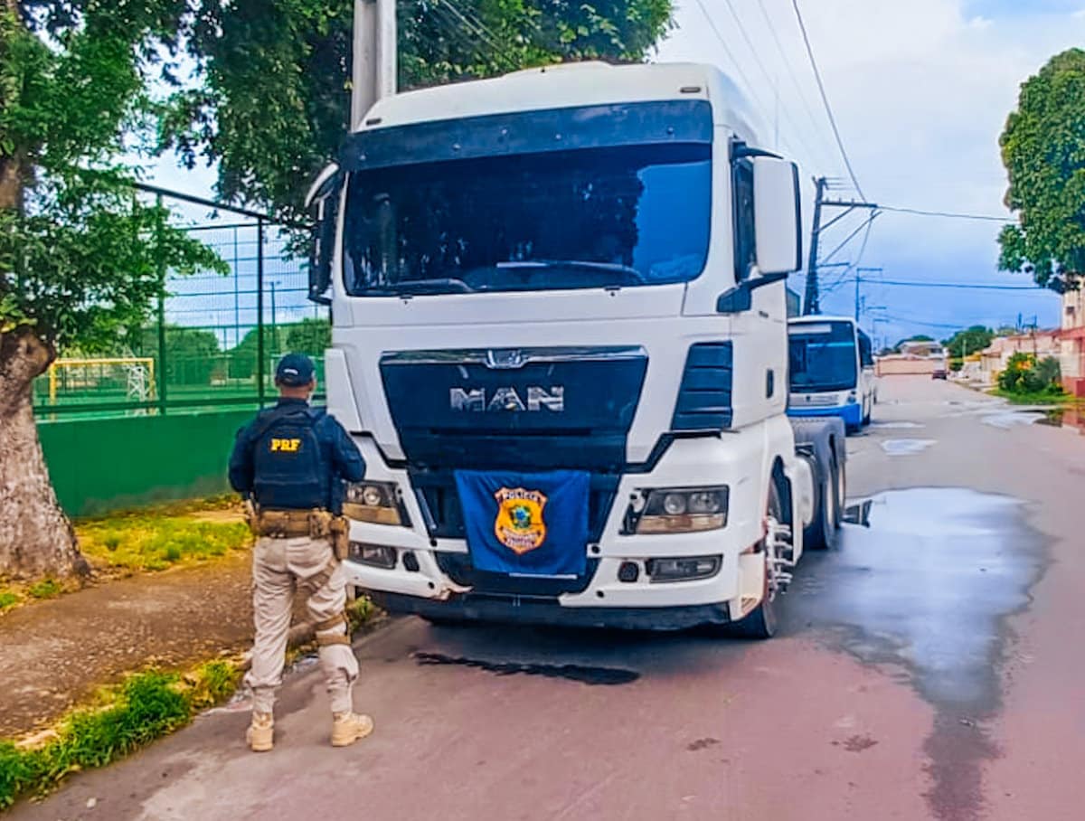 MAN TGX clonado é apreendido pela PRF - Blog do Caminhoneiro