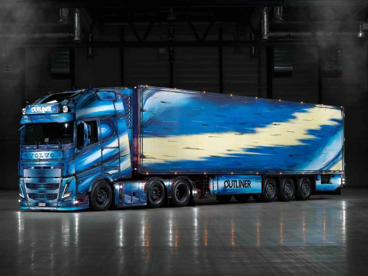 Volvo FH ganha edição grafitada na Europa - Blog do Caminhoneiro