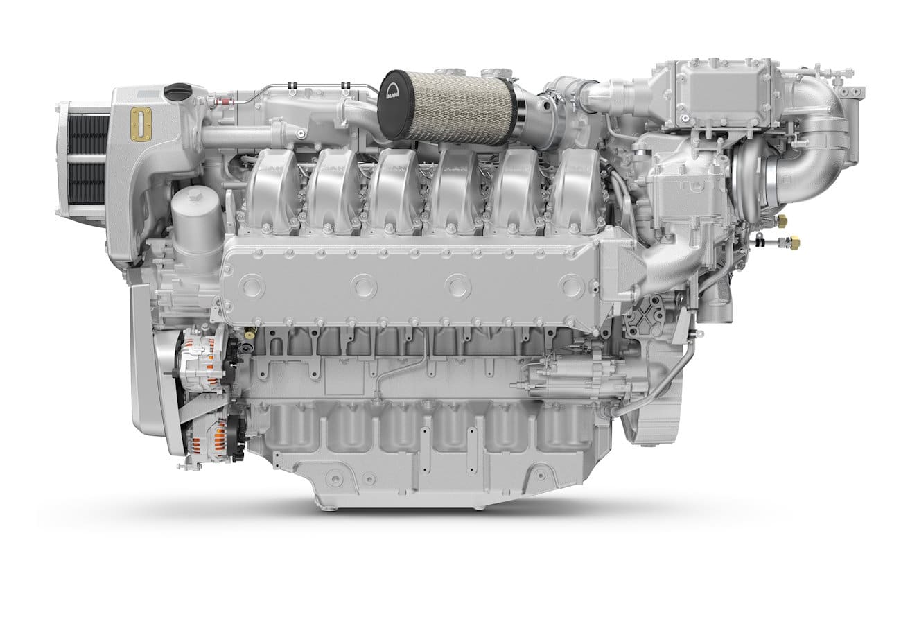 MAN apresenta novo motor V12 de 2.200 cavalos de potência - Blog do ...