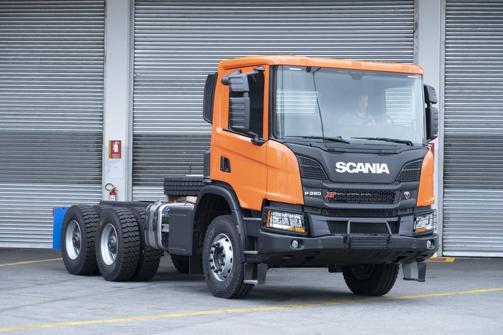 Scania lança P 280 6x4 XT Light Construction para aplicações mais leves ...