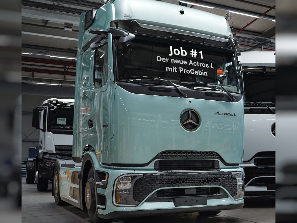 Mercedes-Benz está produzindo Actros com cabine com novo design na ...