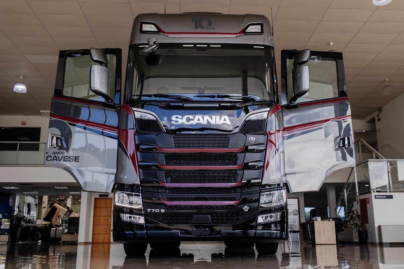 Scania 770 S V8 6x2 Edição 10 anos Cavese será sorteado na Fetranslog ...
