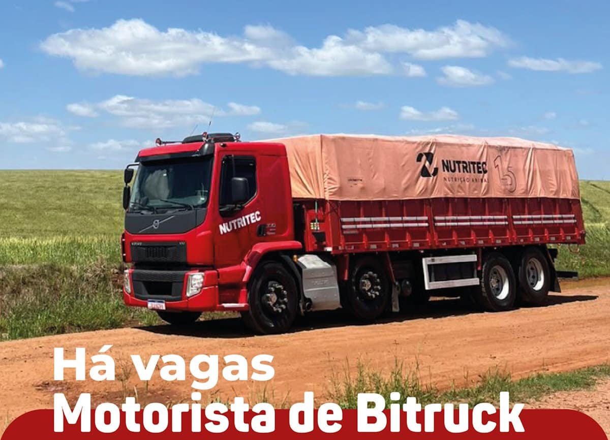 Nutritec está contratando motoristas bitruck no Rio Grande do Sul ...